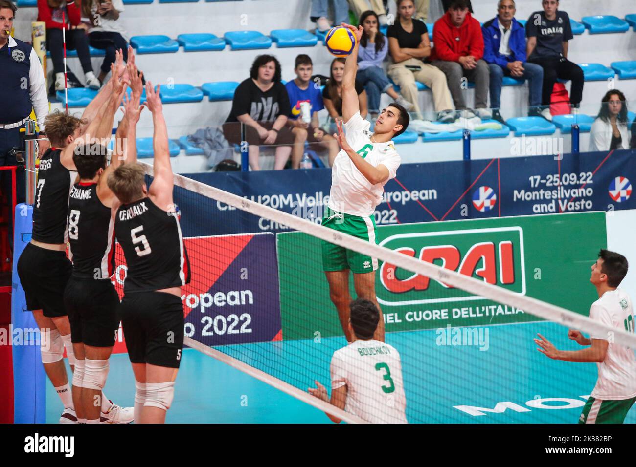 U20 european championship third place final bulgaria hi-res stock ...