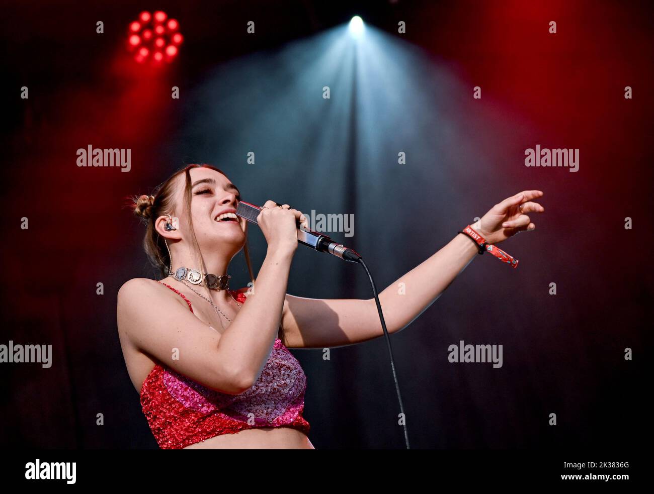 Berlin, Germany. 25th Sep, 2022. Singer Florence Arman will be on stage ...