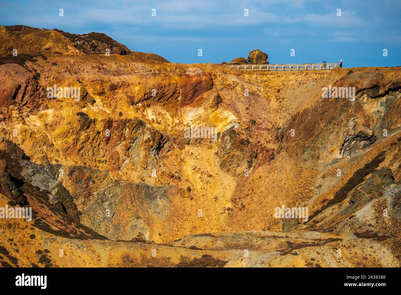 Parys Mountain, also known as Copper Mountain, near Amlwch in Anglesey ...