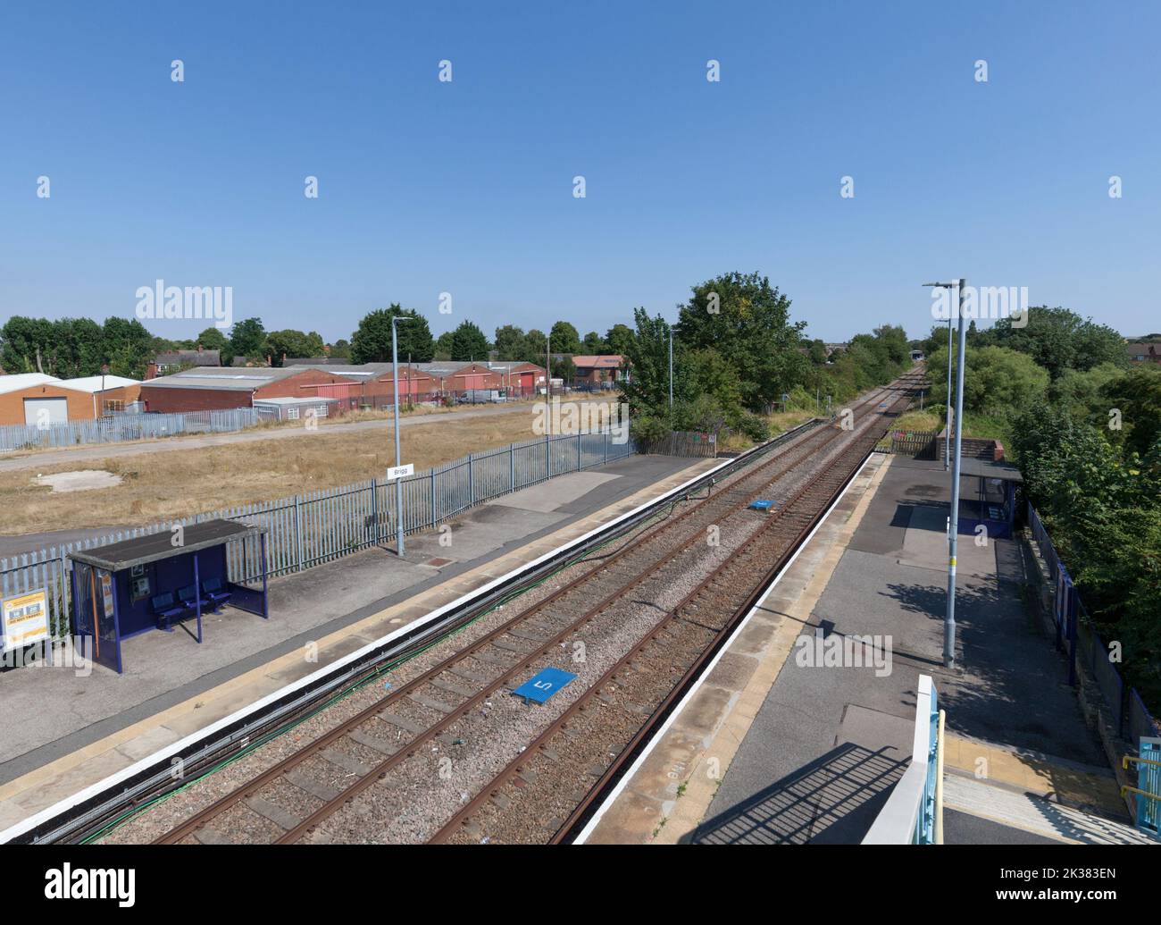Brigg railway station, Lincolnshire which only has 3 ghost or ...