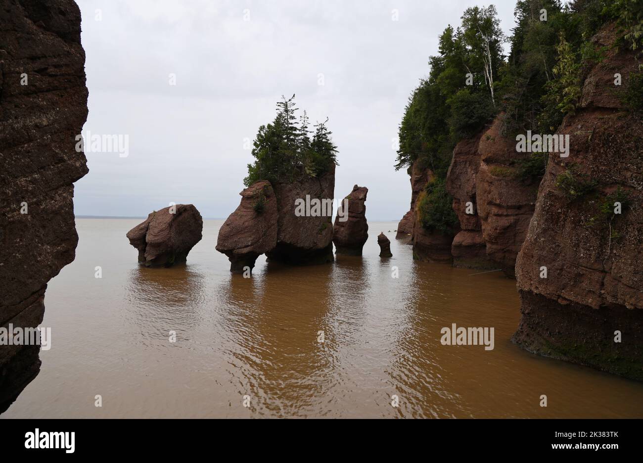 The famous rocks of Hopewell Cape, Canada Stock Photo - Alamy