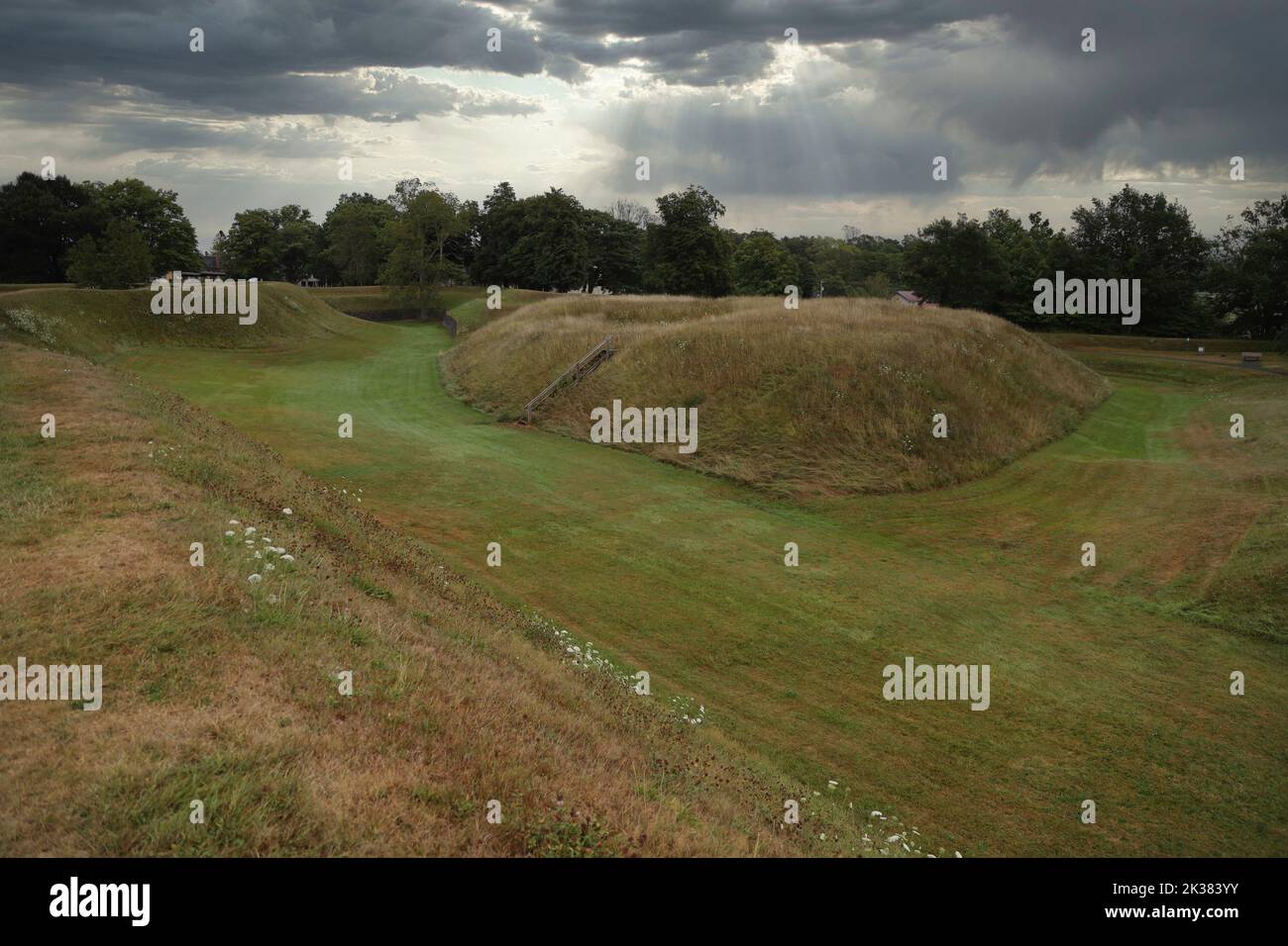 Detail of the Fort Anne National Historic Site, Canada Stock Photo - Alamy