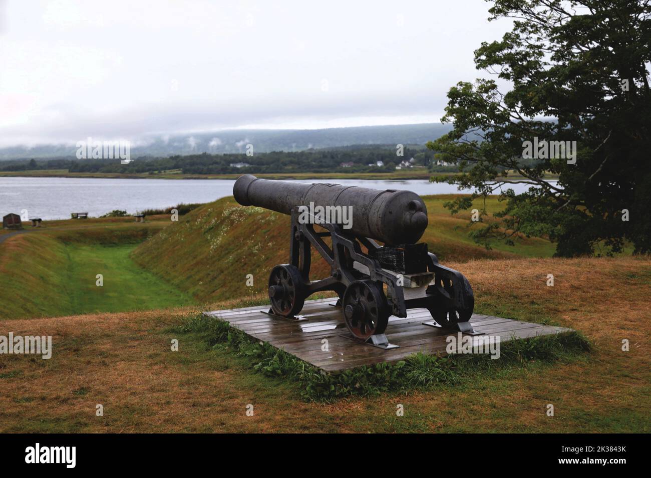 Detail of the Fort Anne National Historic Site, Canada Stock Photo - Alamy