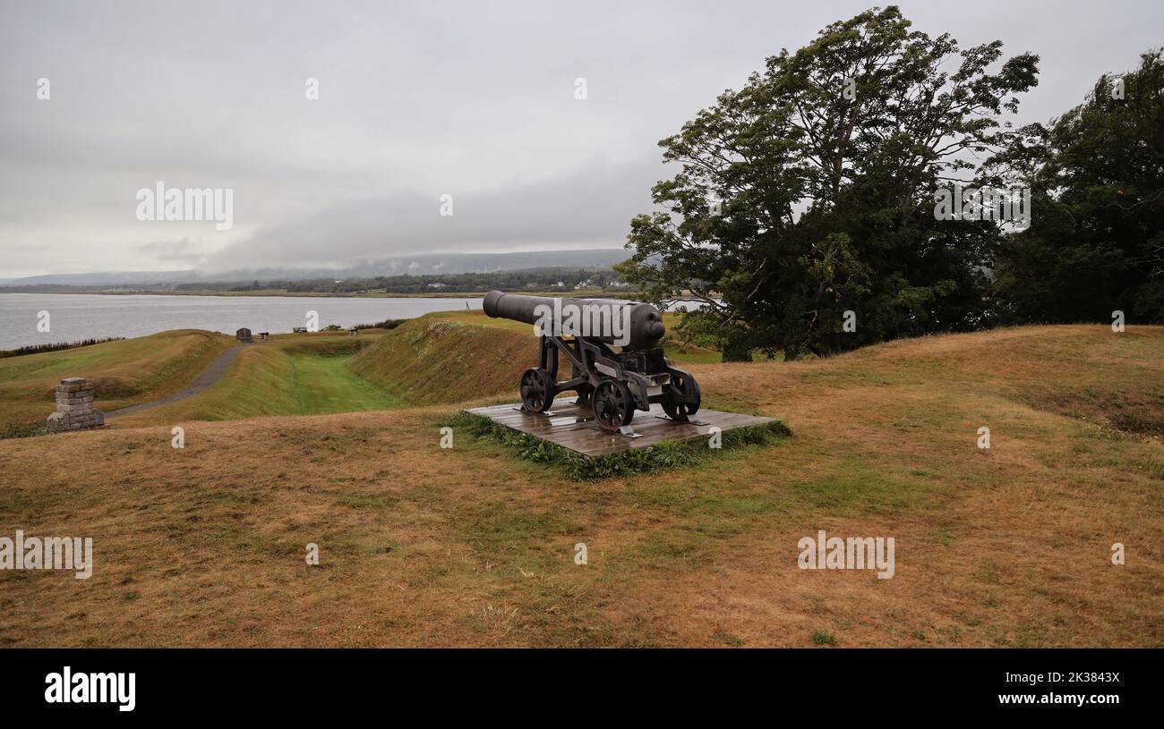 Detail of the Fort Anne National Historic Site, Canada Stock Photo - Alamy