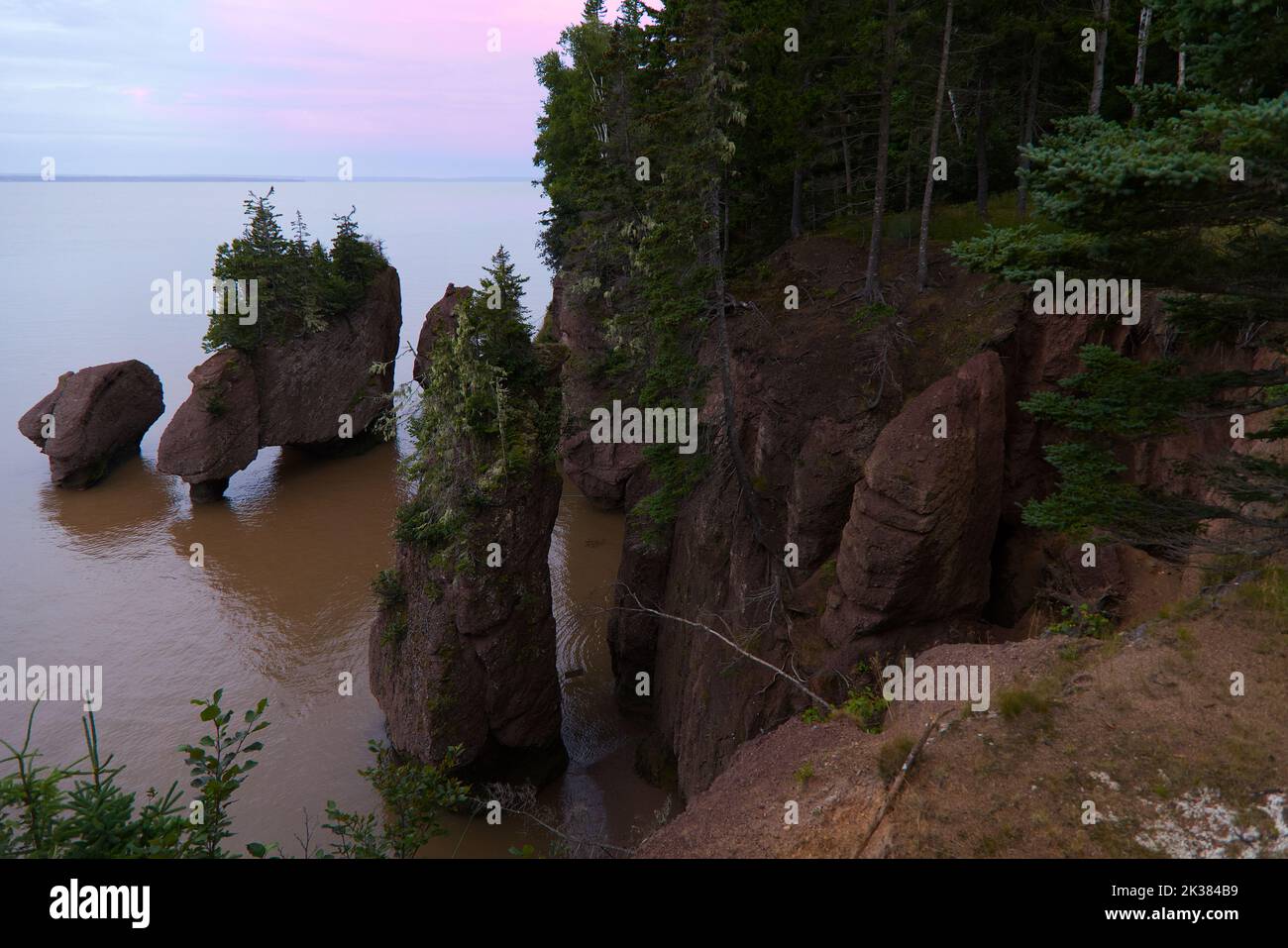 The famous rocks of Hopewell Cape, Canada Stock Photo - Alamy