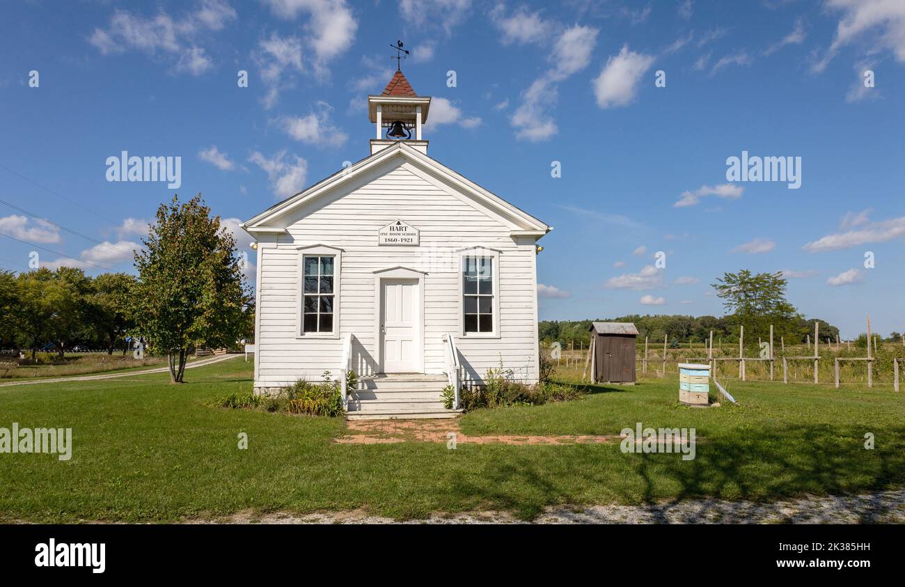 The Hart One Room School Schoolhouse In Frankenmuth Michigan Built In ...