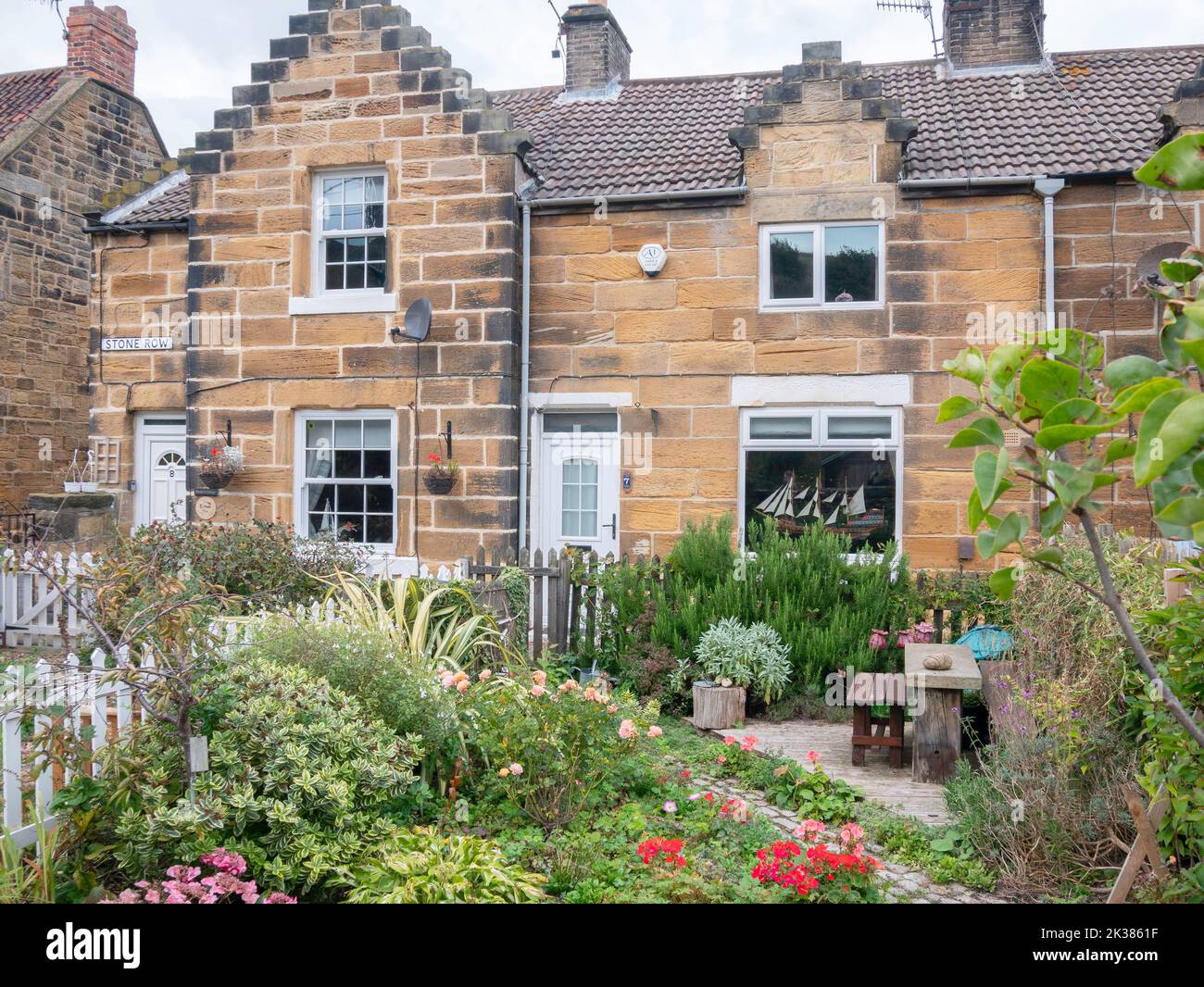 Stone Row one of two historic terraces of stone built houses built in ...
