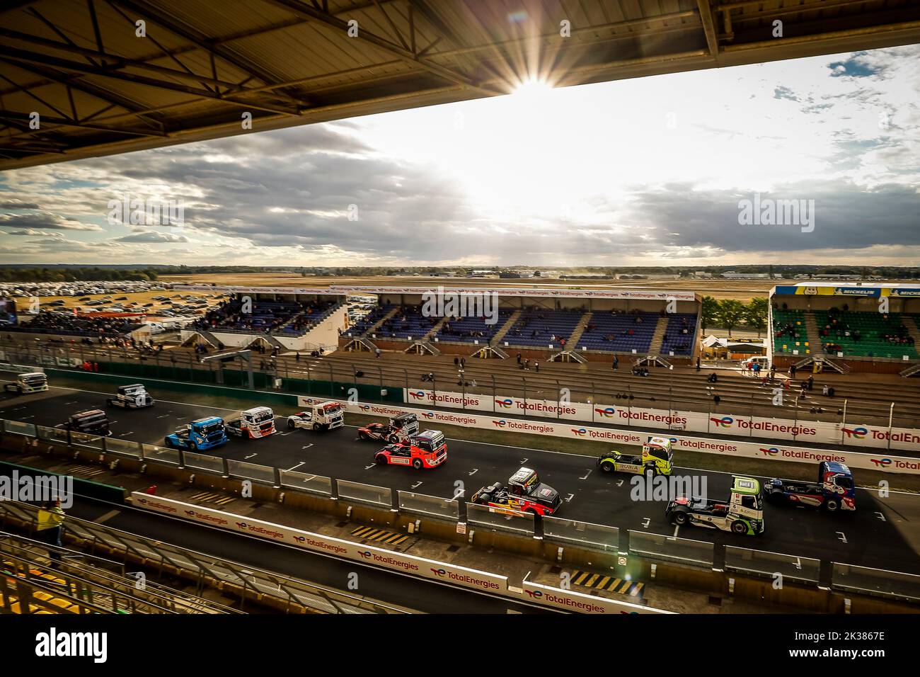 44 ANDRÉ Jonathan (FRA), Lion Truck Racing, MAN - TGS, action start race 4, during the 5th round ...