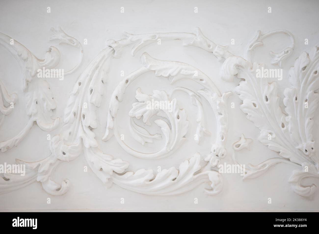 White swirling plaster pattern. Organic plaster patterns. Vintage white ...
