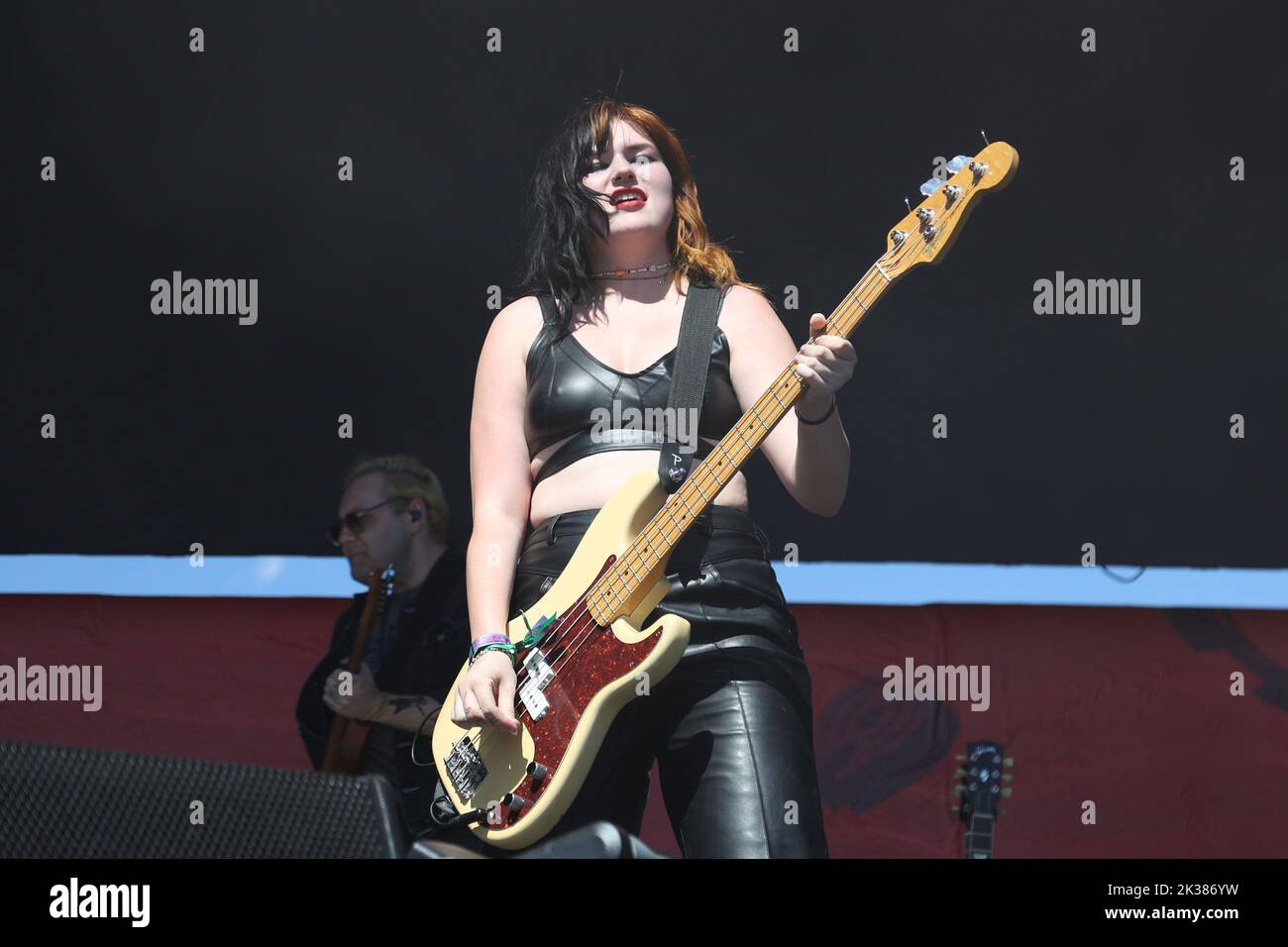 2022 iheartradio music festival daytime stage hi-res stock photography ...
