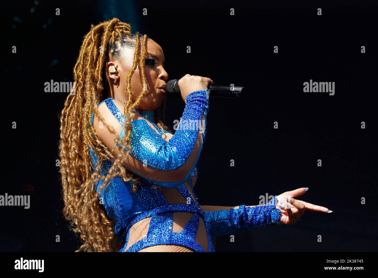 Las Vegas, NV, USA. 24th Sep, 2022. Chloe on stage for 2022 iHeartRadio ...
