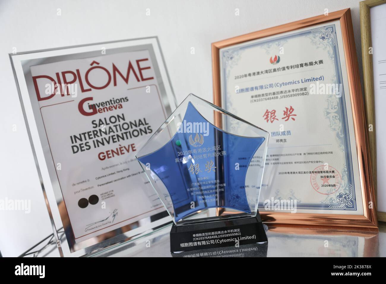 Leung Kwong-sak, Former Chairman of Computer Sciences, and Nelson Tang Leung-sang, Professor in ...