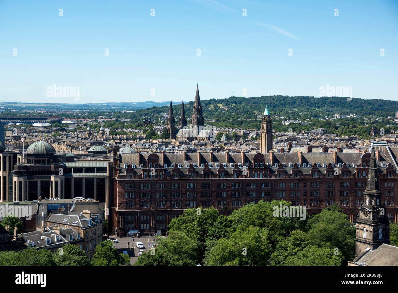 City landscape of Edinburgh with St Mary Cathedral Stock Photo - Alamy