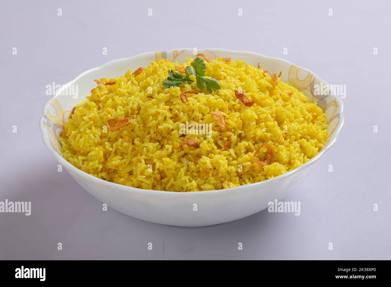Bengali dish khichdi or khichuri made from a combination of lentils and ...