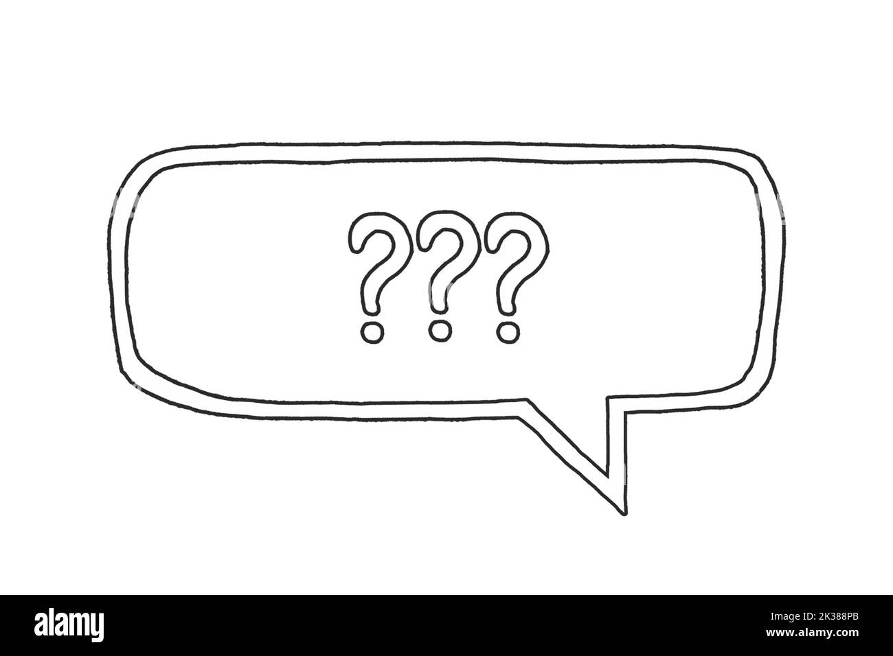White question text against hi-res stock photography and images - Alamy