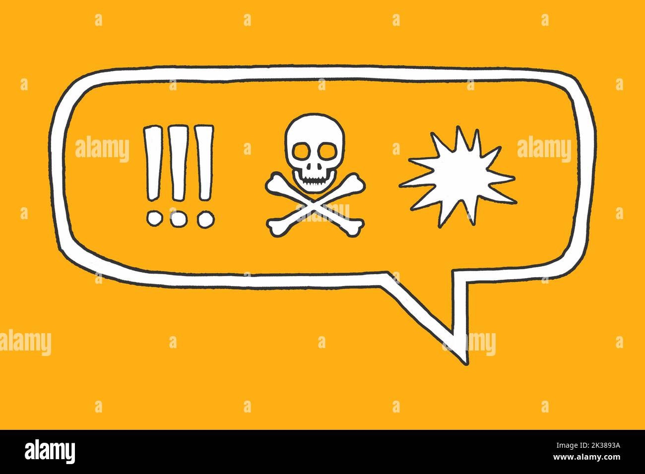 Speech doodle hi-res stock photography and images - Alamy