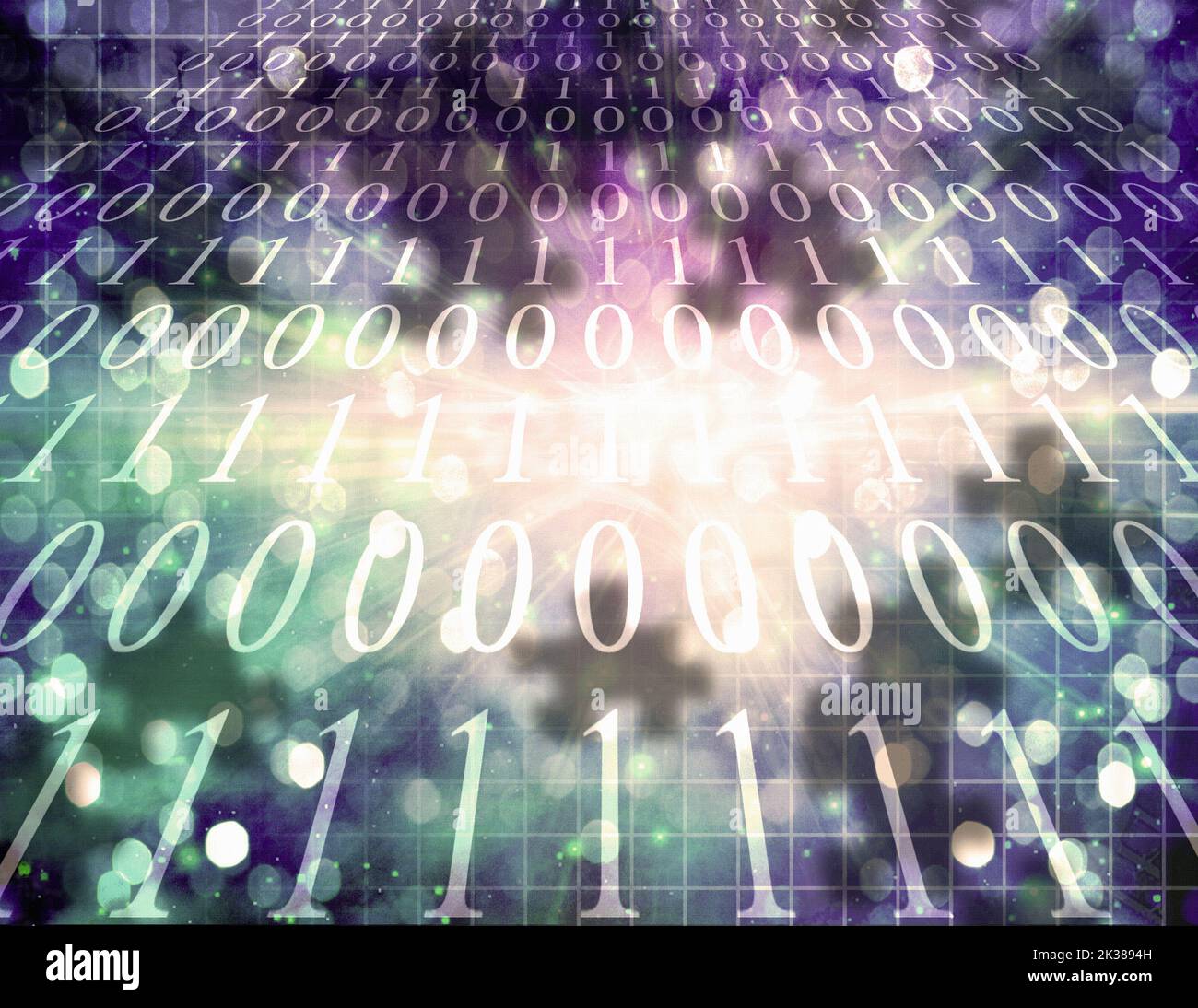 Binary Abstract Background. 3D rendering Stock Photo - Alamy