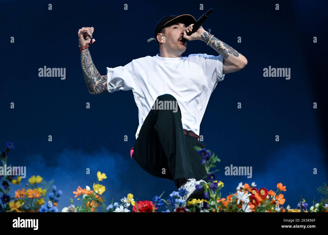 Berlin, Germany. 25th Sep, 2022. Rapper Casper (Benjamin Griffey ...