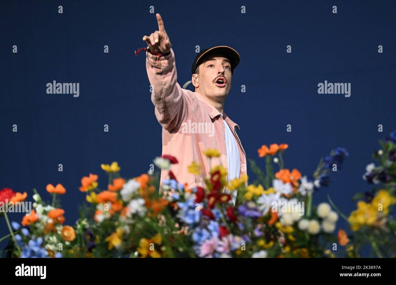 Berlin, Germany. 25th Sep, 2022. Rapper Casper (Benjamin Griffey ...