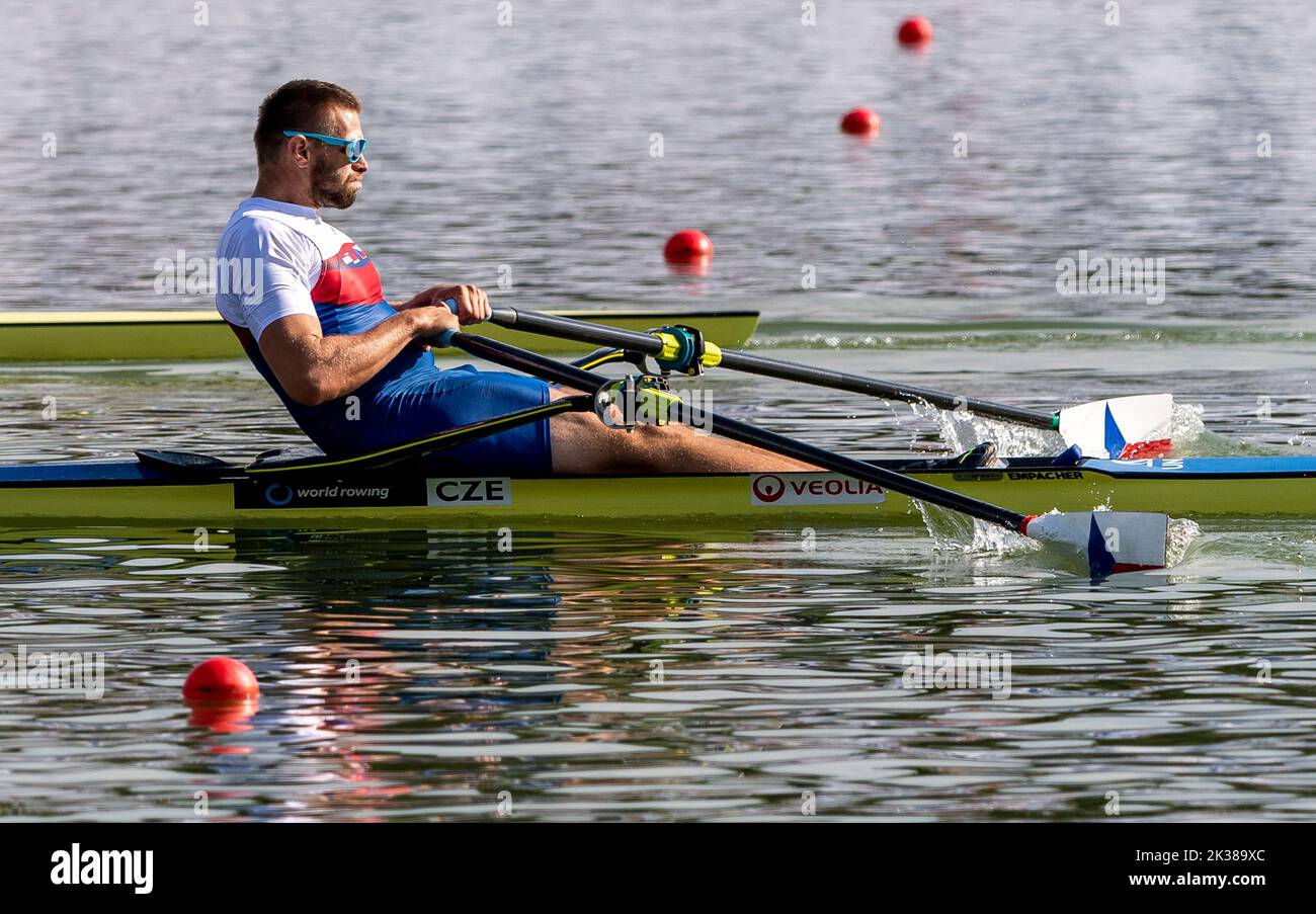 The star Czech skipper Ondrej Synek crossed the finish line of the last ...