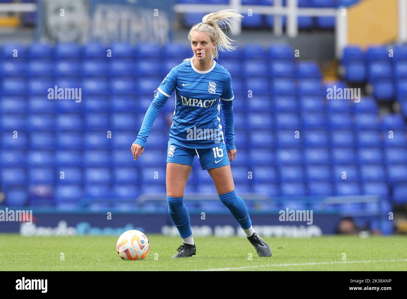 Birmingham, UK. 25th Sep, 2022. Mollie Green #16 of Birmingham City ...