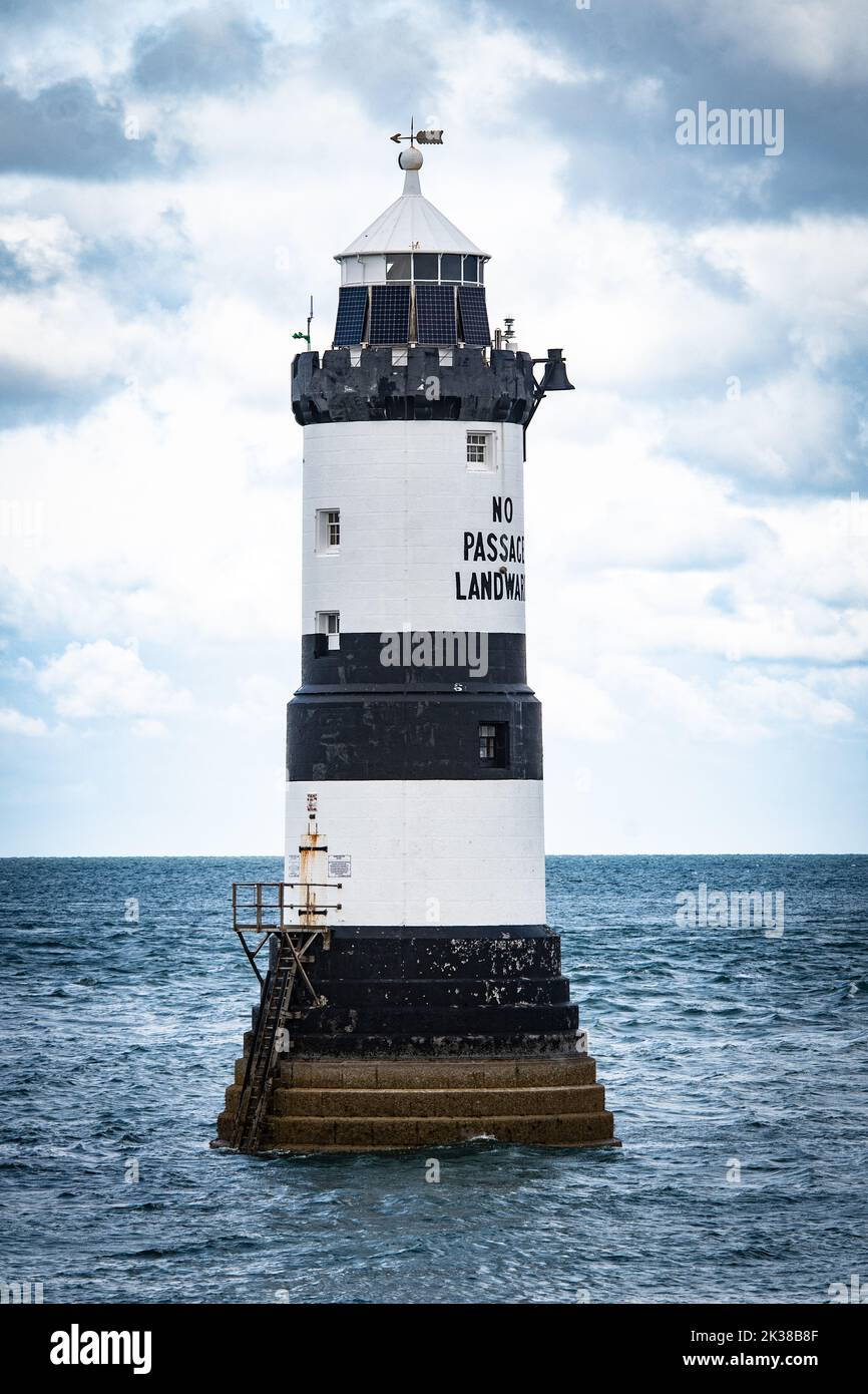 Penmon Lighthouse / Trwyn Du Lighthouse Stock Photo - Alamy