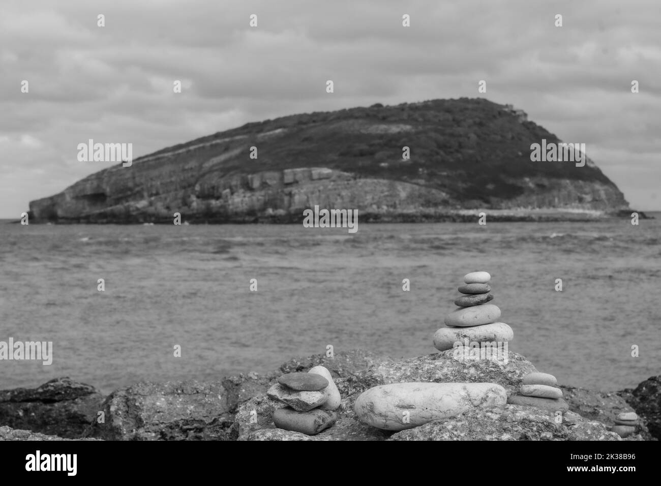 Penmon Lighthouse / Trwyn Du Lighthouse Stock Photo - Alamy