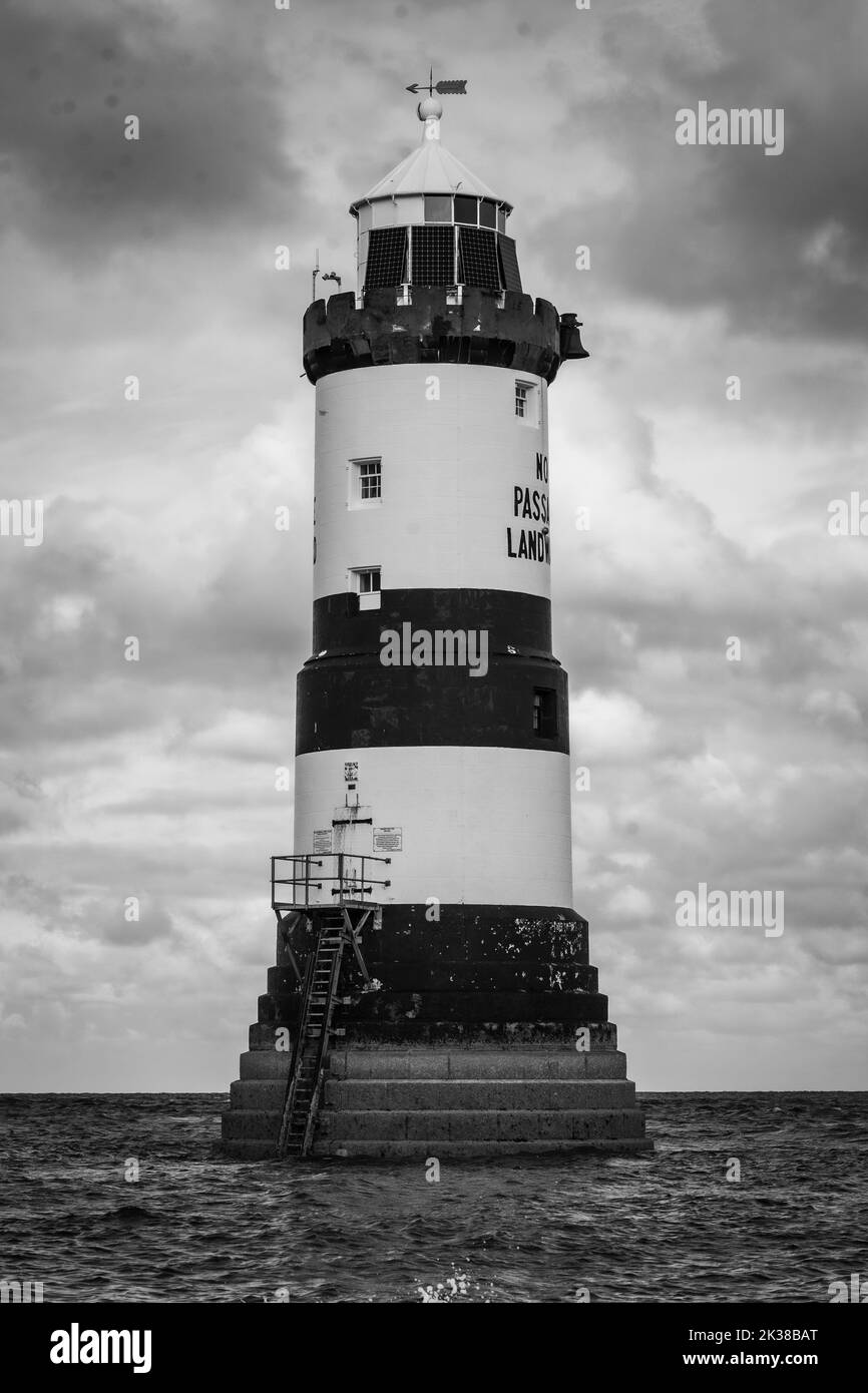 Penmon Lighthouse / Trwyn Du Lighthouse Stock Photo - Alamy