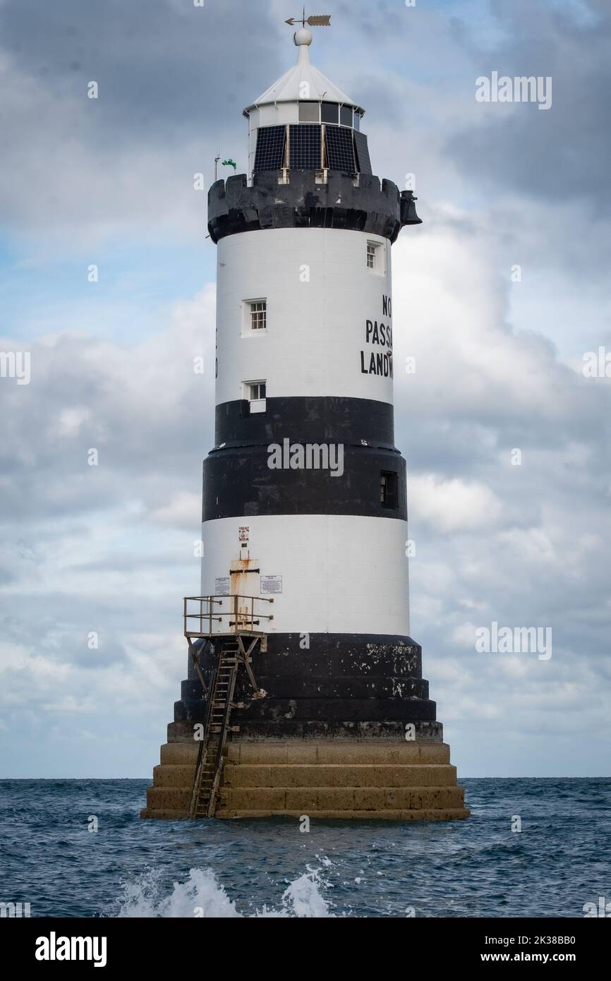 Penmon Lighthouse / Trwyn Du Lighthouse Stock Photo - Alamy