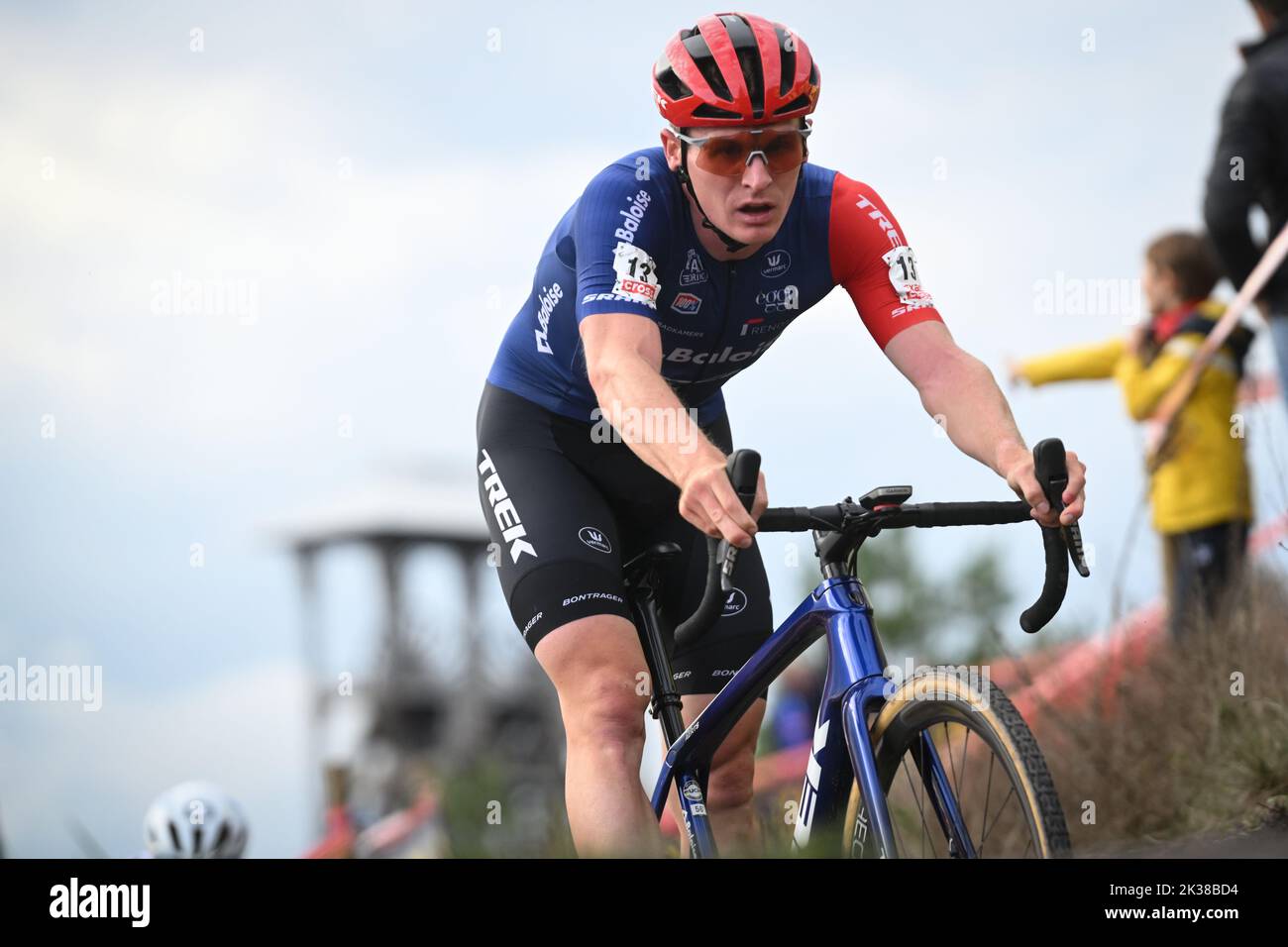 Belgian Thijs Aerts pictured in action during the men elite race of the ...