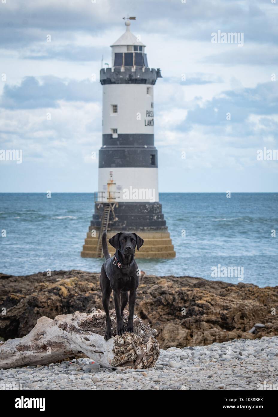Penmon Lighthouse / Trwyn Du Lighthouse Stock Photo - Alamy