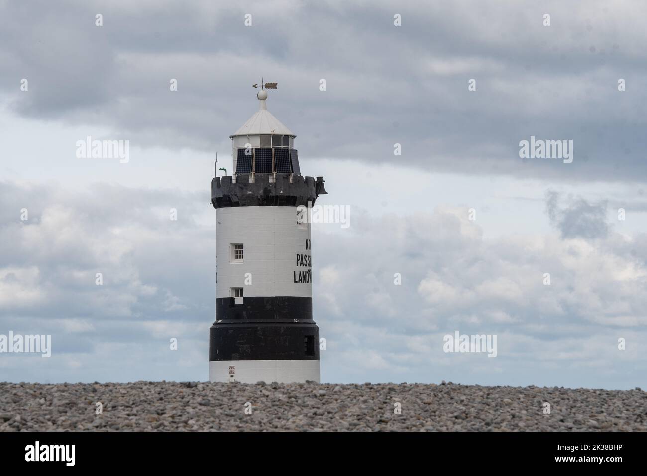 Penmon Lighthouse / Trwyn Du Lighthouse Stock Photo - Alamy