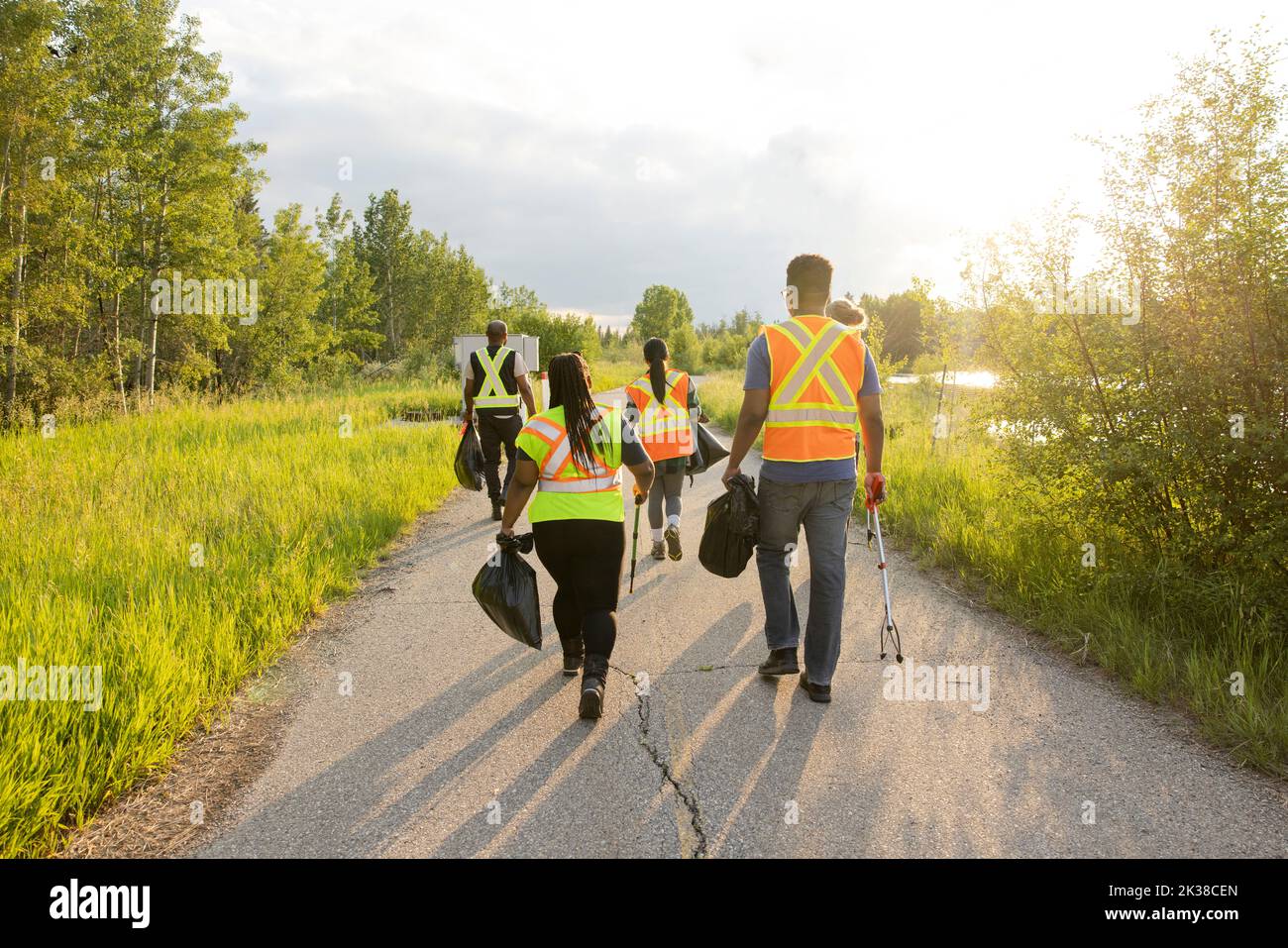 Refuse sack litter pick hi-res stock photography and images - Alamy