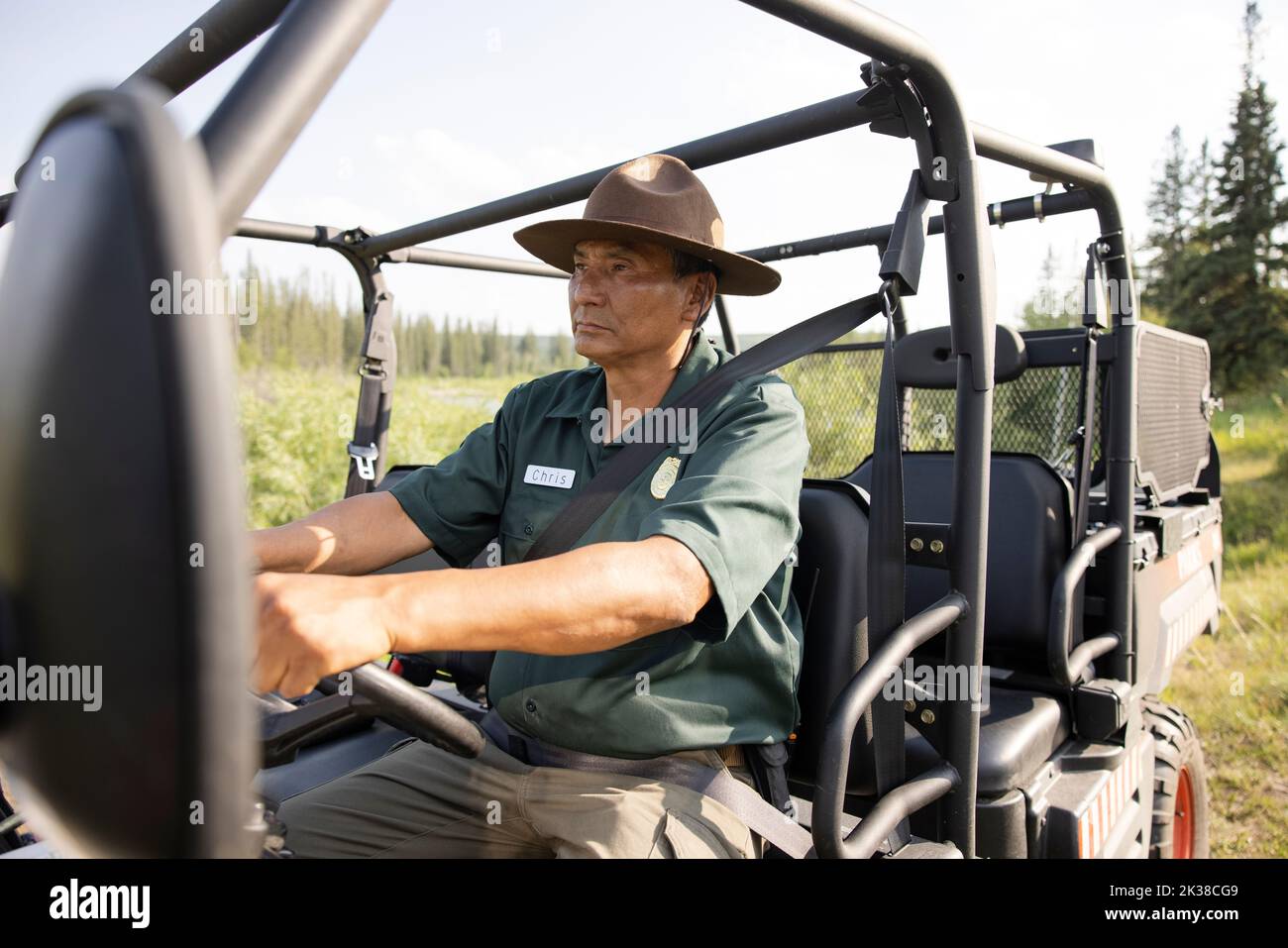 Forest ranger vehicle hi-res stock photography and images - Alamy