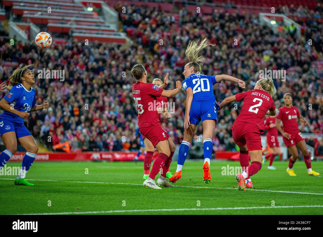 Megan Finnigan 20 Of Everton Women Scores To Make It 0 1 During The