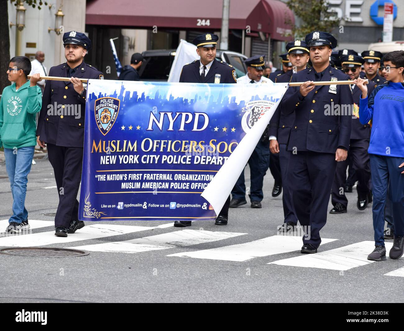 New York City, United States. 25th Sep, 2022. NYPD Muslim Officer's ...