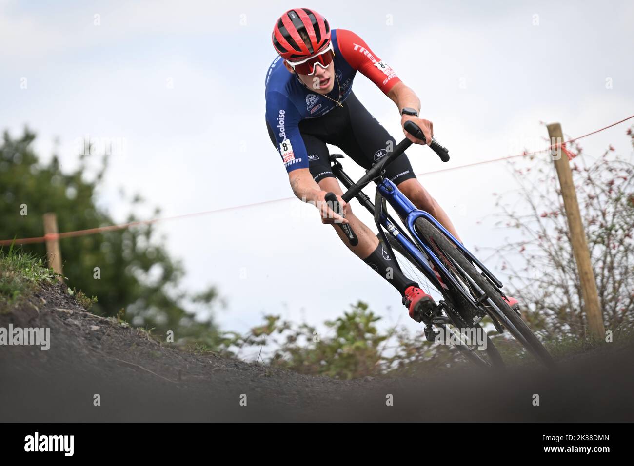 Dutch Pim Ronhaar pictured in action during the men elite race of the ...