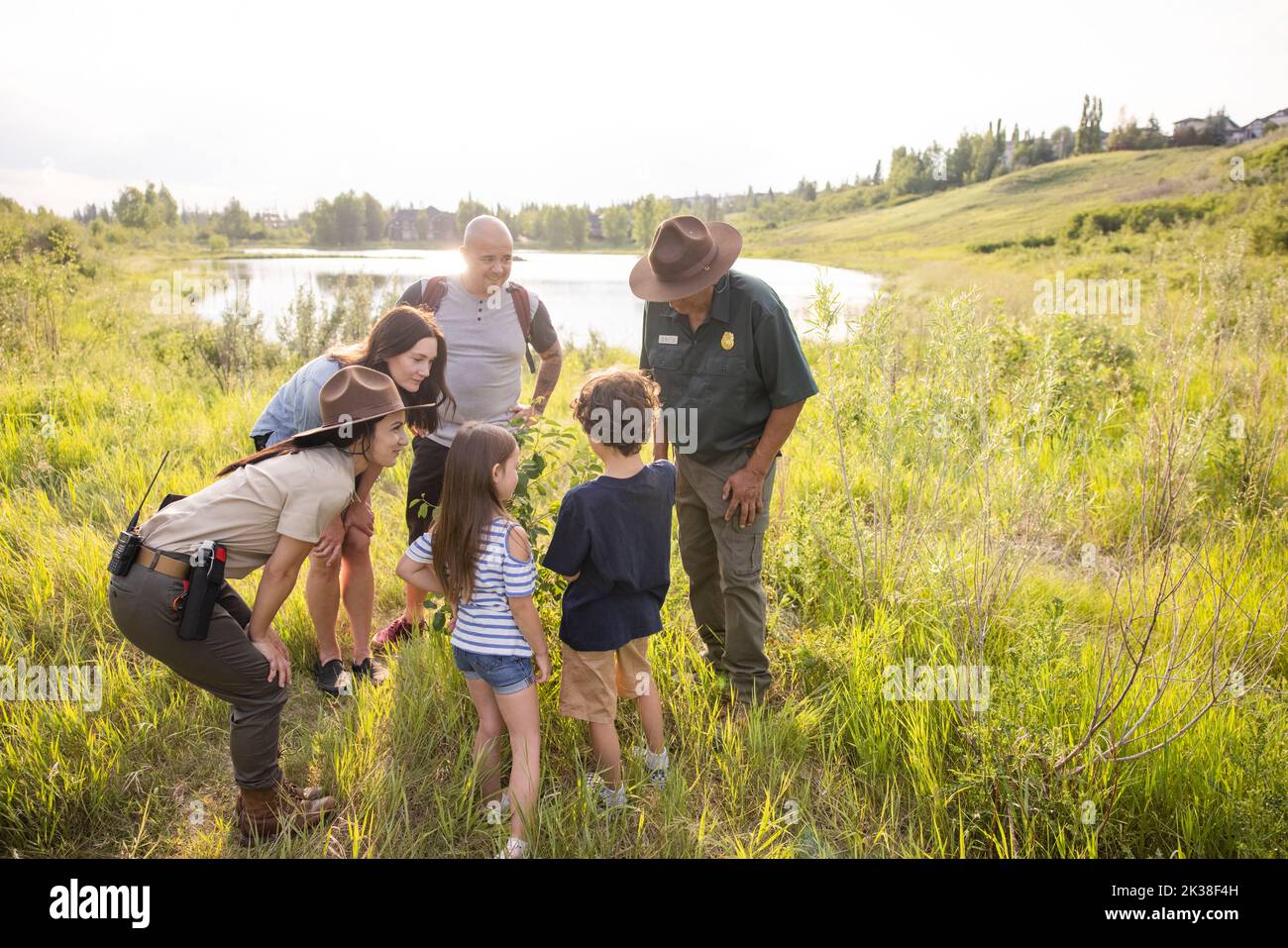 Children work lake hi-res stock photography and images - Alamy