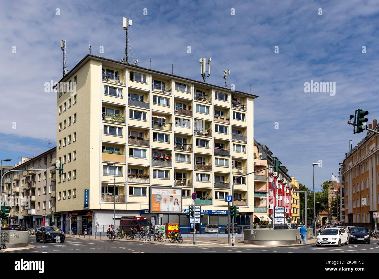 Versatile architecture in German city of Cologne Stock Photo - Alamy