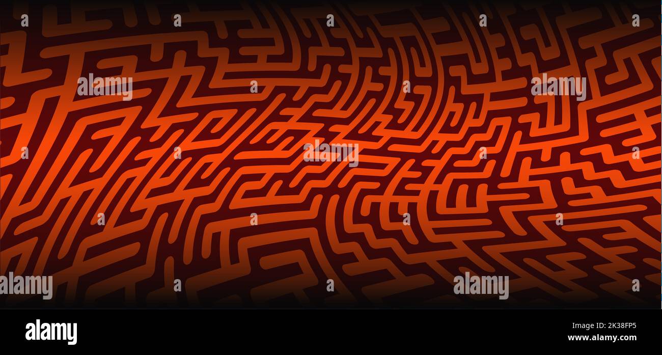 Education logic, labyrinth line. Black square maze. Vector. Find the ...