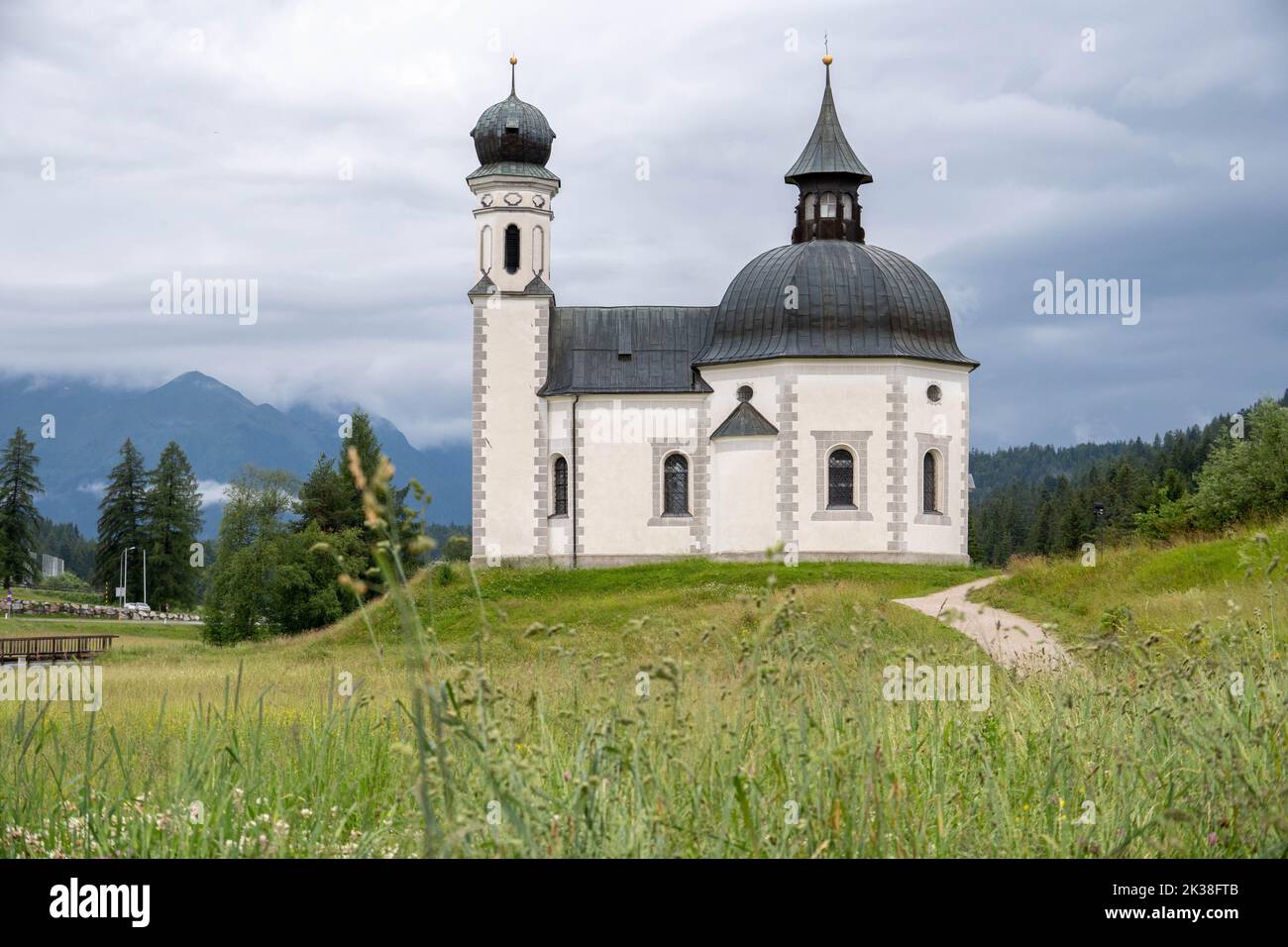The Seekirchl church during daytime in Seefeld, Austria Stock Photo - Alamy
