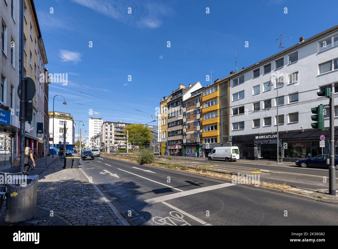 Versatile architecture in German city of Cologne Stock Photo - Alamy