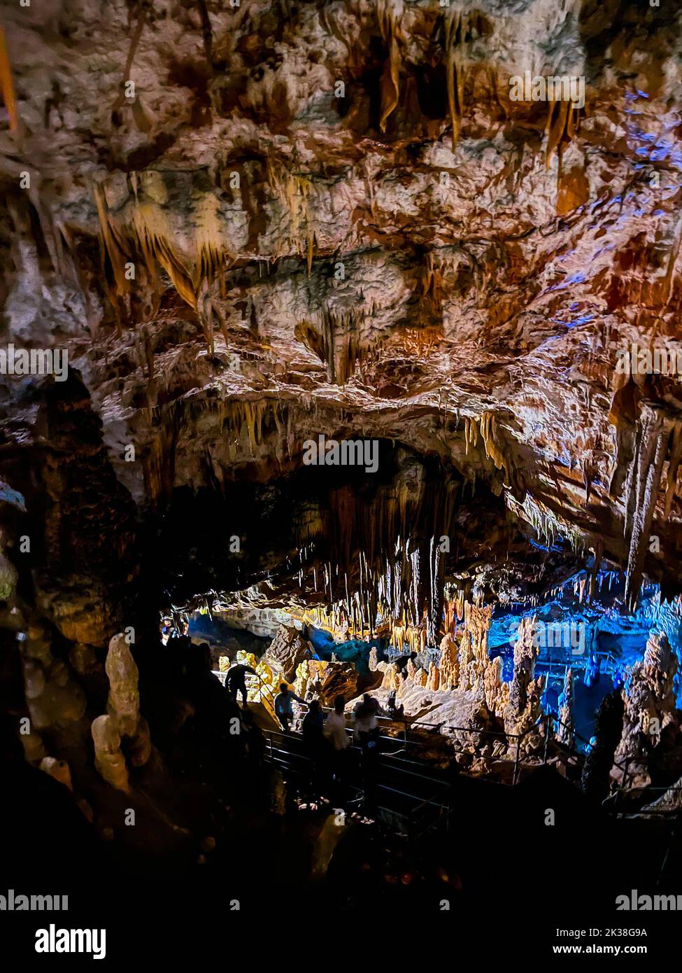 Inegol, Bursa, Turkey - September 2022: Oylat Cave, mobile photography ...