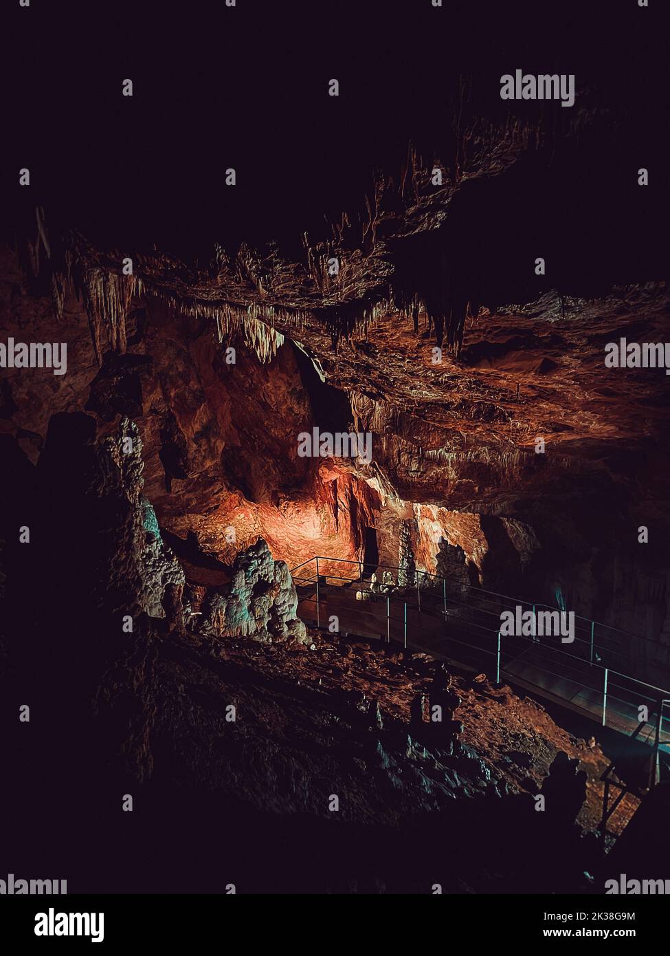 Inegol, Bursa, Turkey - September 2022: Oylat Cave, mobile photography ...