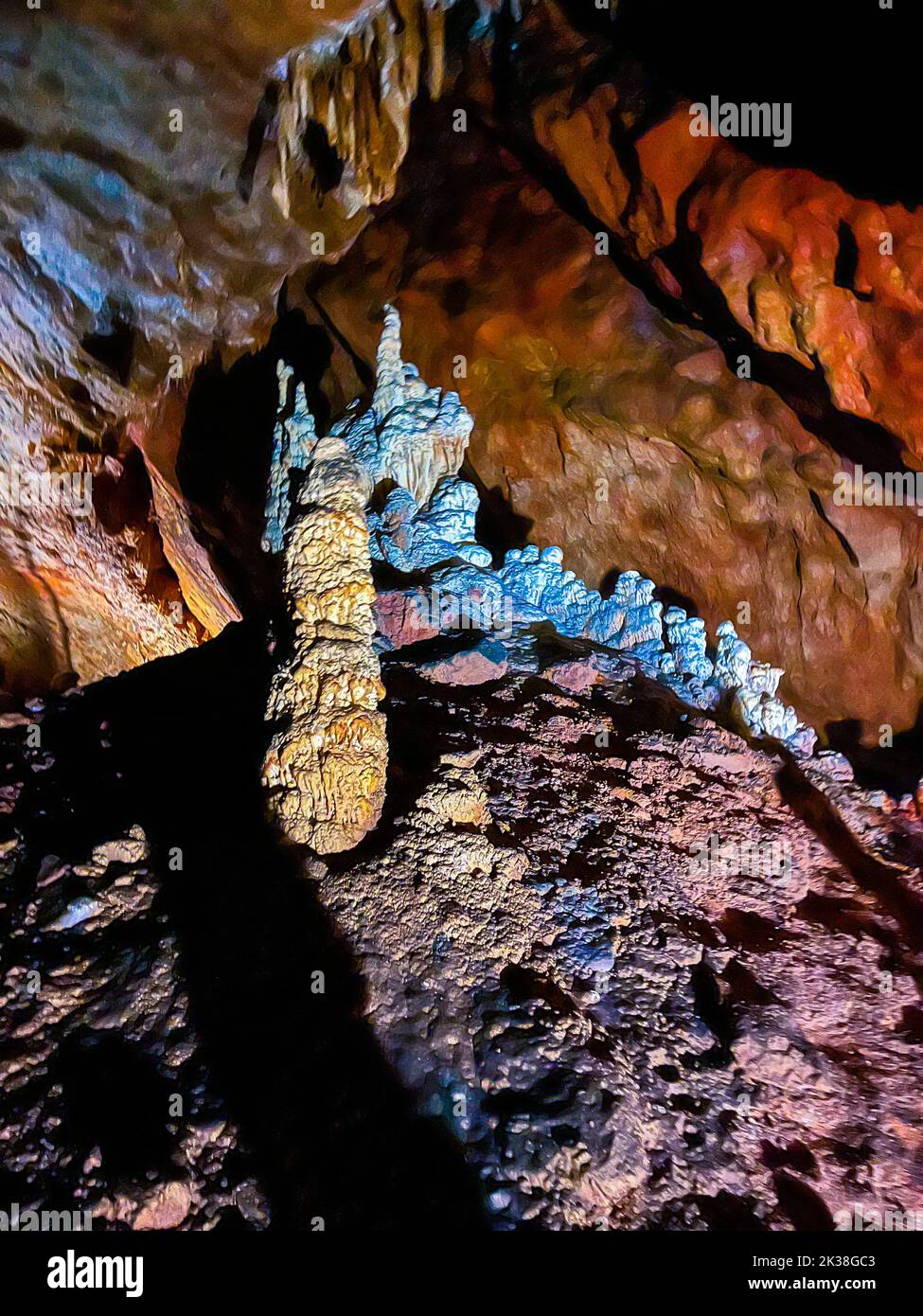 Inegol, Bursa, Turkey - September 2022: Oylat Cave, mobile photography ...