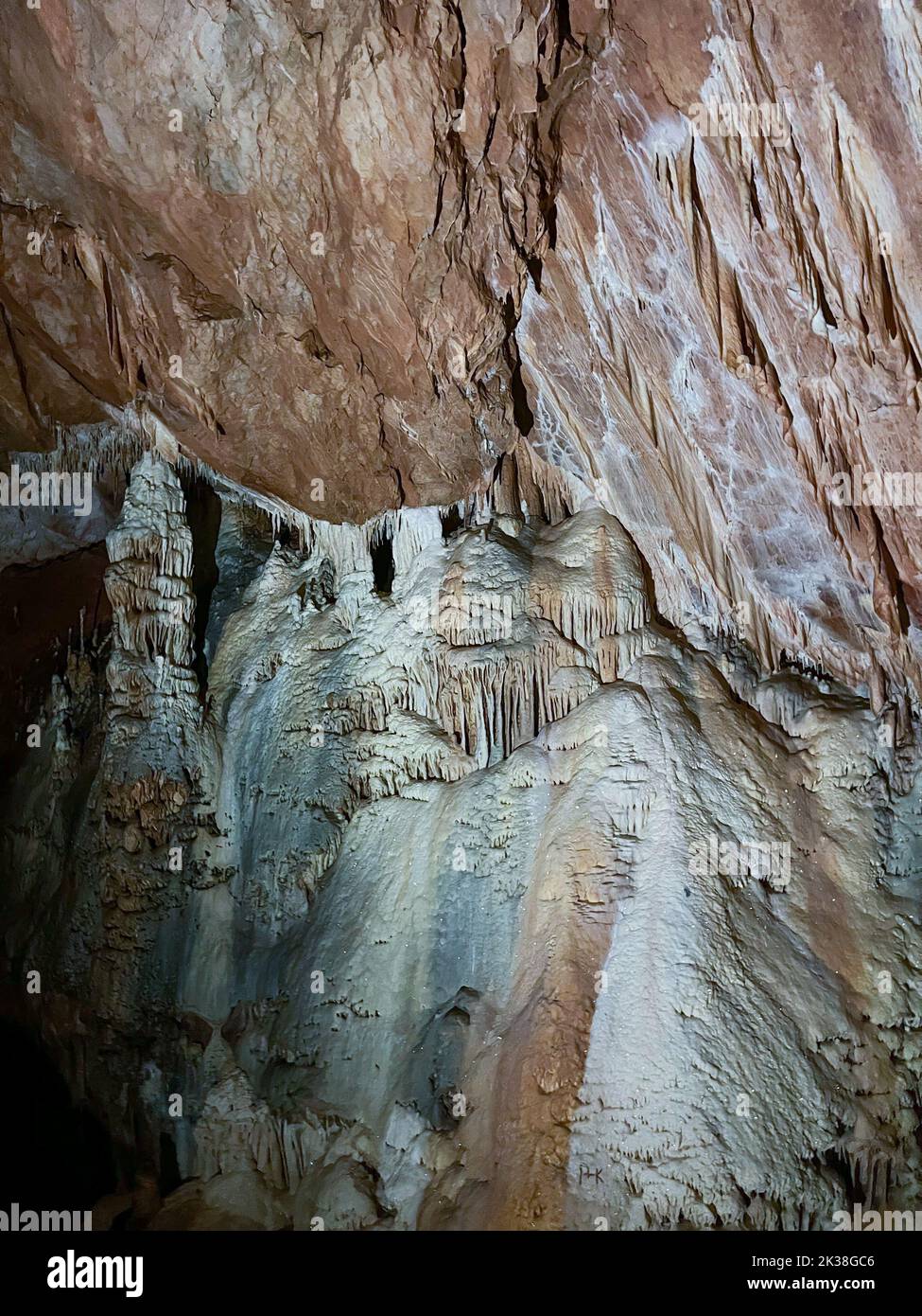 Inegol, Bursa, Turkey - September 2022: Oylat Cave, mobile photography ...