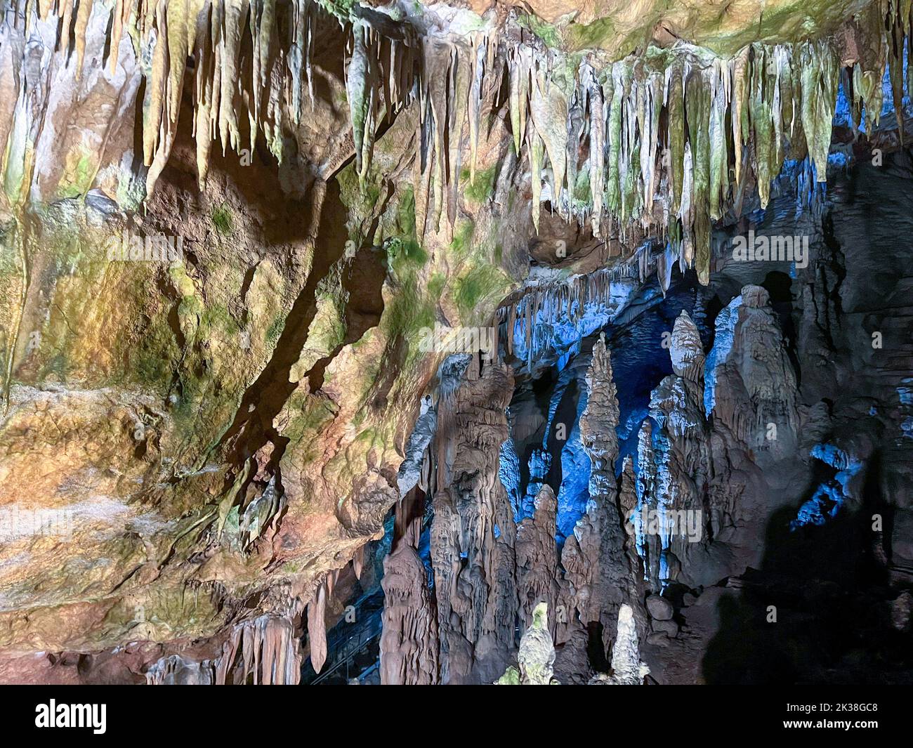Inegol, Bursa, Turkey - September 2022: Oylat Cave, mobile photography ...