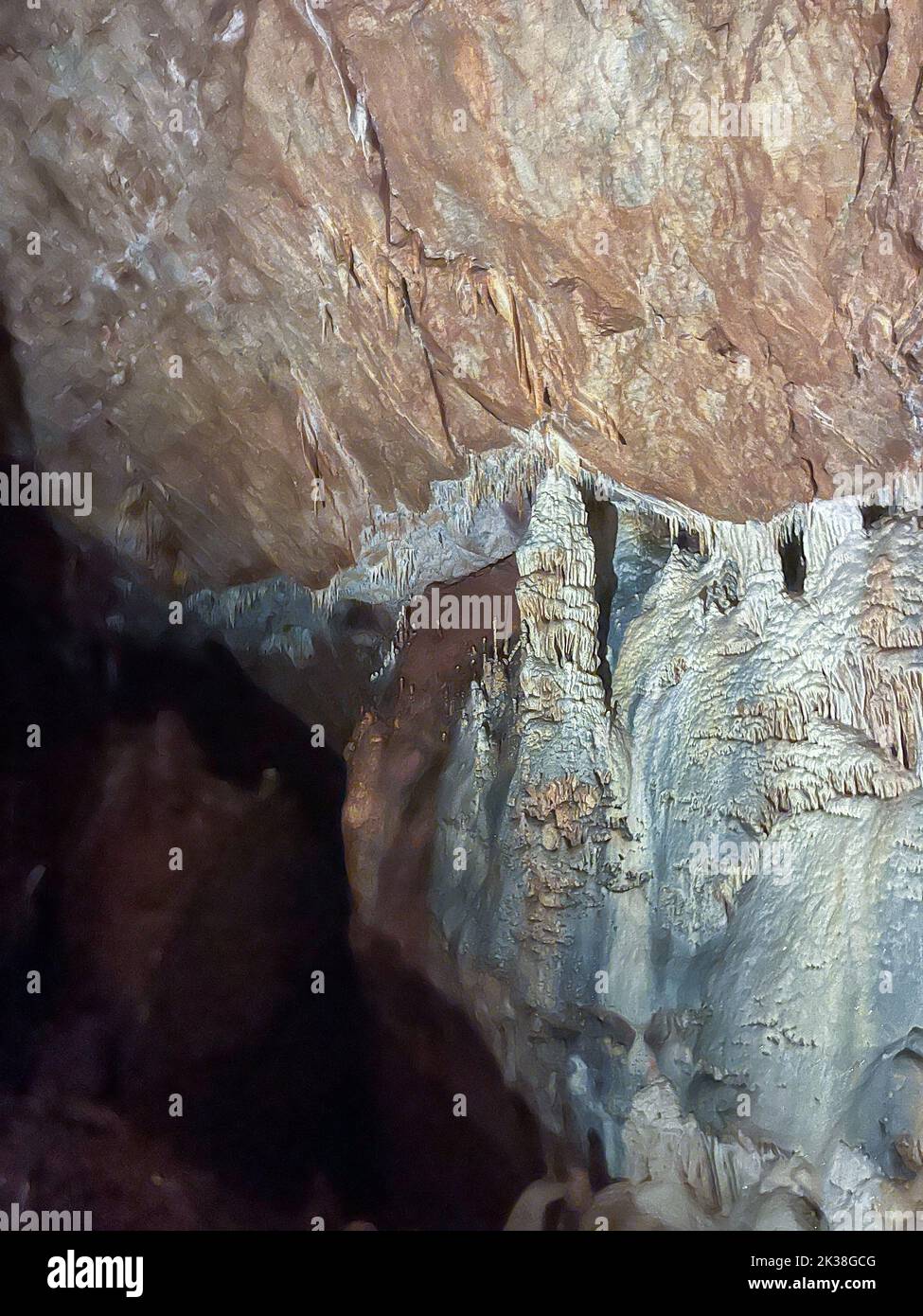 Inegol, Bursa, Turkey - September 2022: Oylat Cave, mobile photography ...