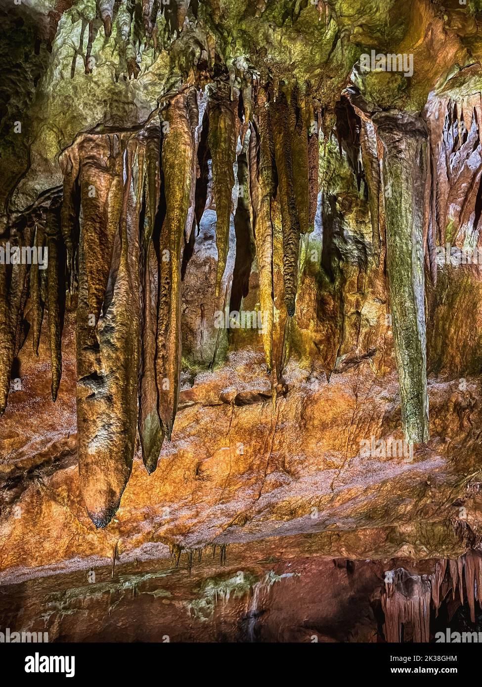 Inegol, Bursa, Turkey - September 2022: Oylat Cave, mobile photography ...