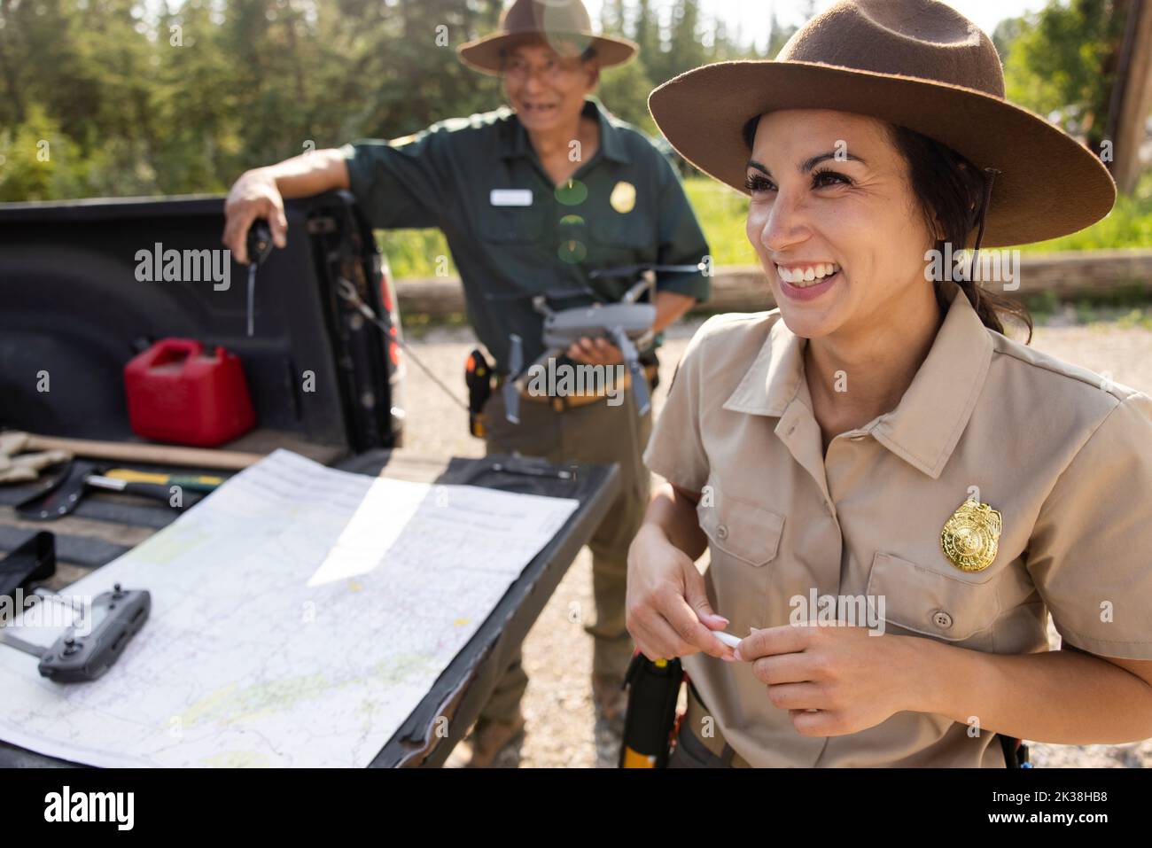 Map north america with drone hi-res stock photography and images - Alamy